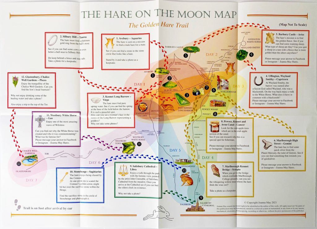 New Map to go with the book or enjoy in its own right - Joanna May Art